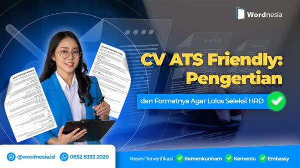 CV ATS Friendly: Pengertian dan Formatnya Agar Lolos Seleksi HRD ...